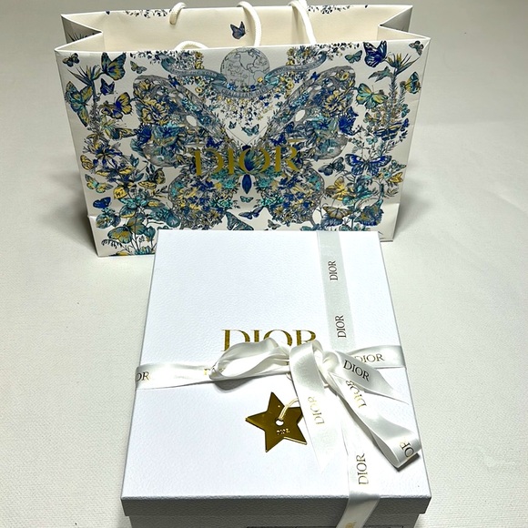 Dior | Accessories | Dior Empty Gift Box With Gift Bag 2 Dust Bags ...